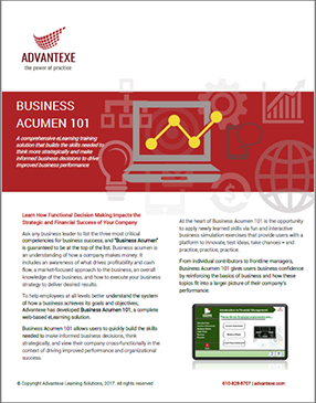 Business Acumen 101 - eLearning Solutions