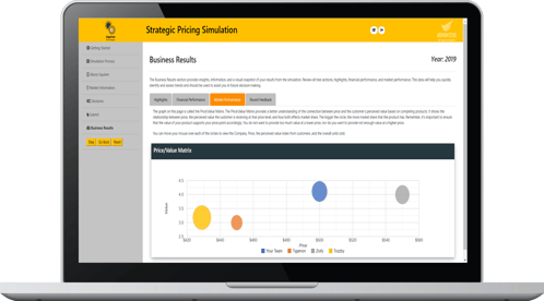 Pricing Simulation Information Page
